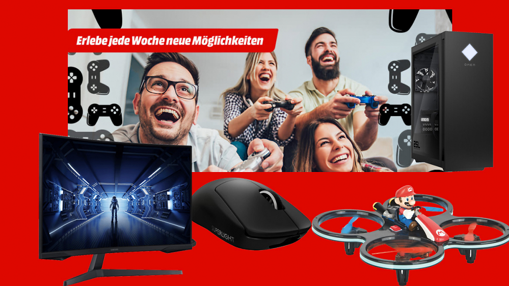 Nur kurz: MediaMarkt Gaming-Woche: SSD, Monitor, TV, Maus, Gaming-PC ...