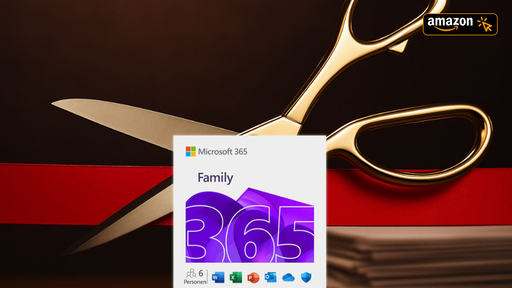Amazon setzt Preisschere an - Microsoft 365 Family für die Hälfte