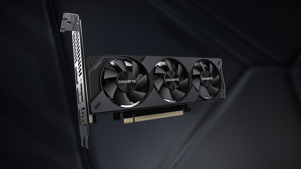 Geforce RTX 5050: Gigabyte präsentiert Low-Profile-Grafikkarte