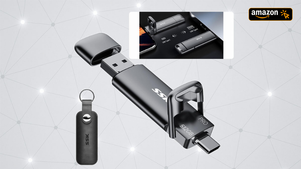 SSK SD301 Pro zum Bestpreis: Schnellster USB-SSD-Stick mit USB-A & USB-C