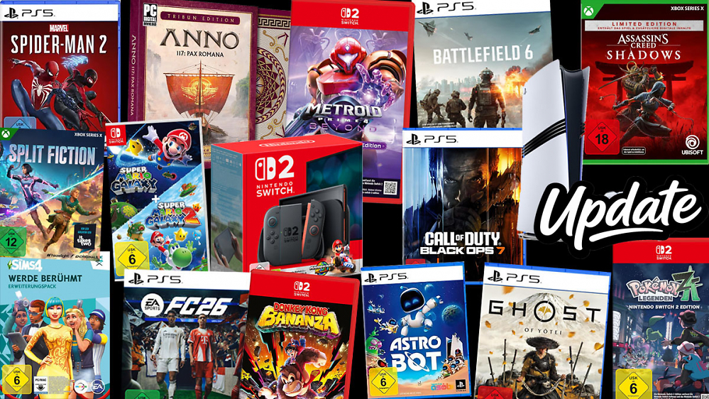 Amazon verramscht Konsolen & Spiele: Rabatte bis 80% auf Switch 2, PS5 ...