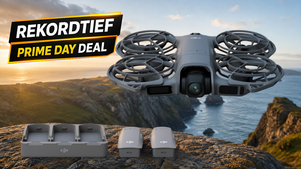 Prime-Day-Rekordpreis: DJI Neo 2 Fly More Combo stürzt erstmals unter ...