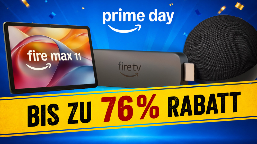 Prime Day bei Amazon: Fire TV Stick 61 % günstiger, Alexa-Lautsprecher ...