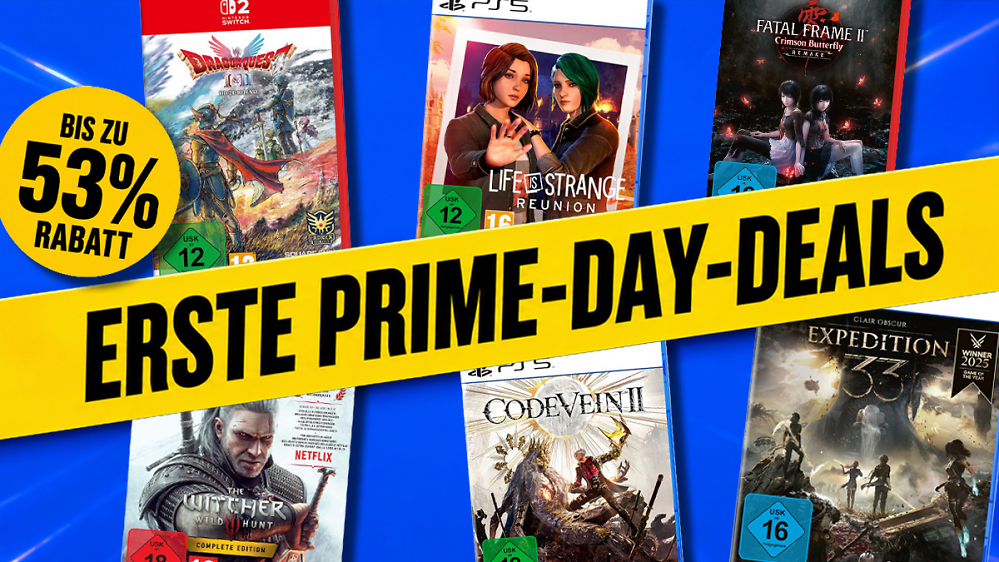 Erste Prime-Day-Deals schon jetzt: Exklusive Gaming-Deals für Switch 2 ...