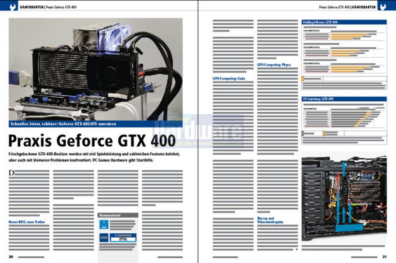 Geforce GTX 400 im Praxiseinsatz - Vorschau auf PCGH 06/2010