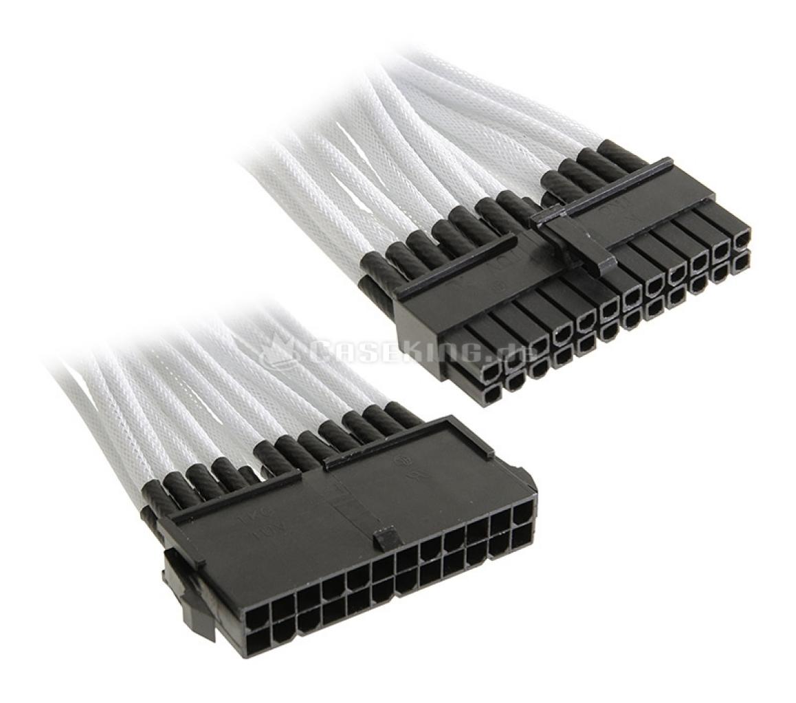 NZXT Premium Sleeved Cables in Weiß