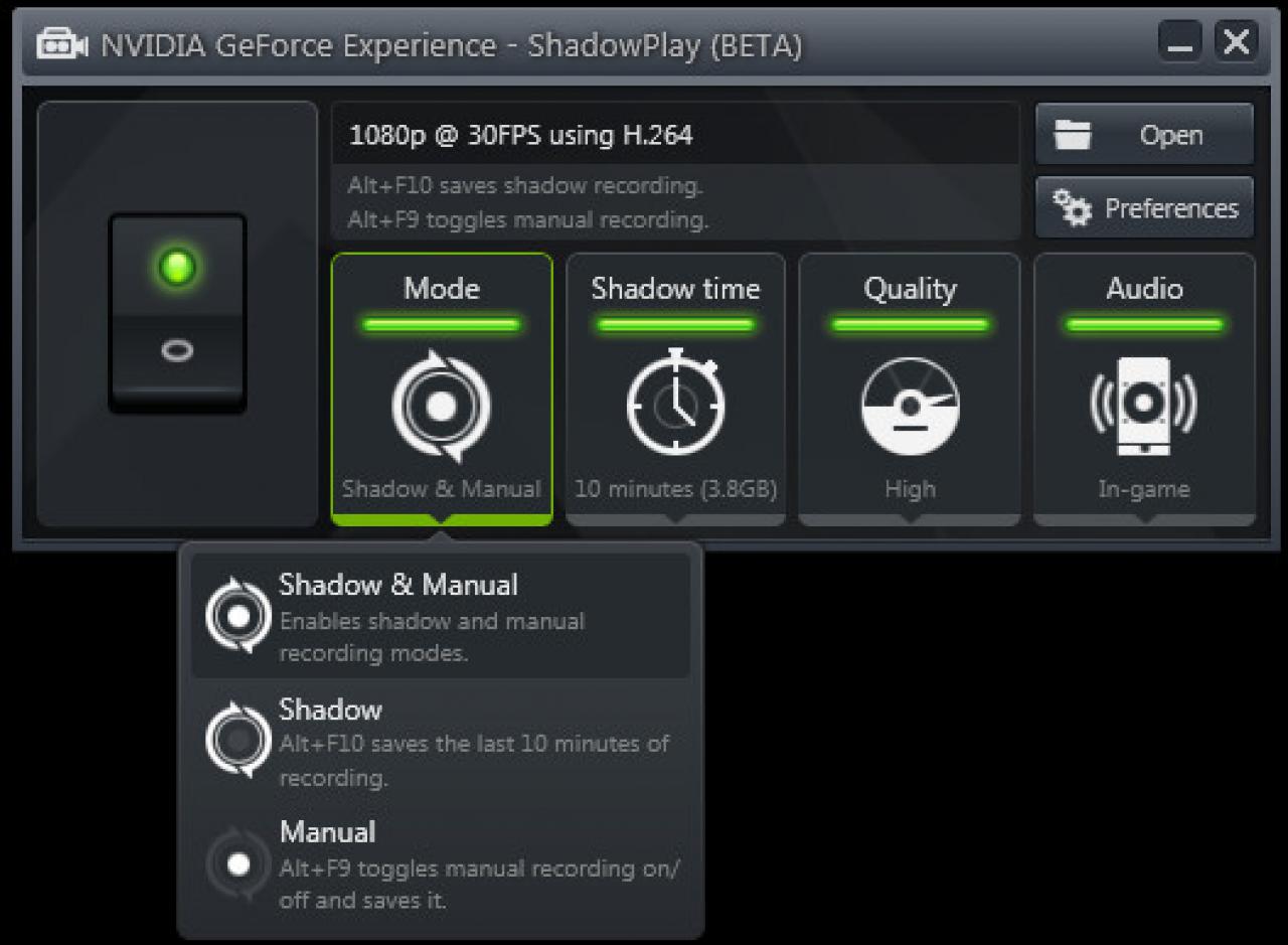 Nvidia: Shadowplay erscheint am 28. Oktober - Full-HD-Videos möglich