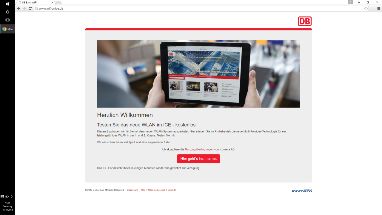 Kostenloses WLAN im ICE ausprobiert: Eigentlich für Netflix und Co ...