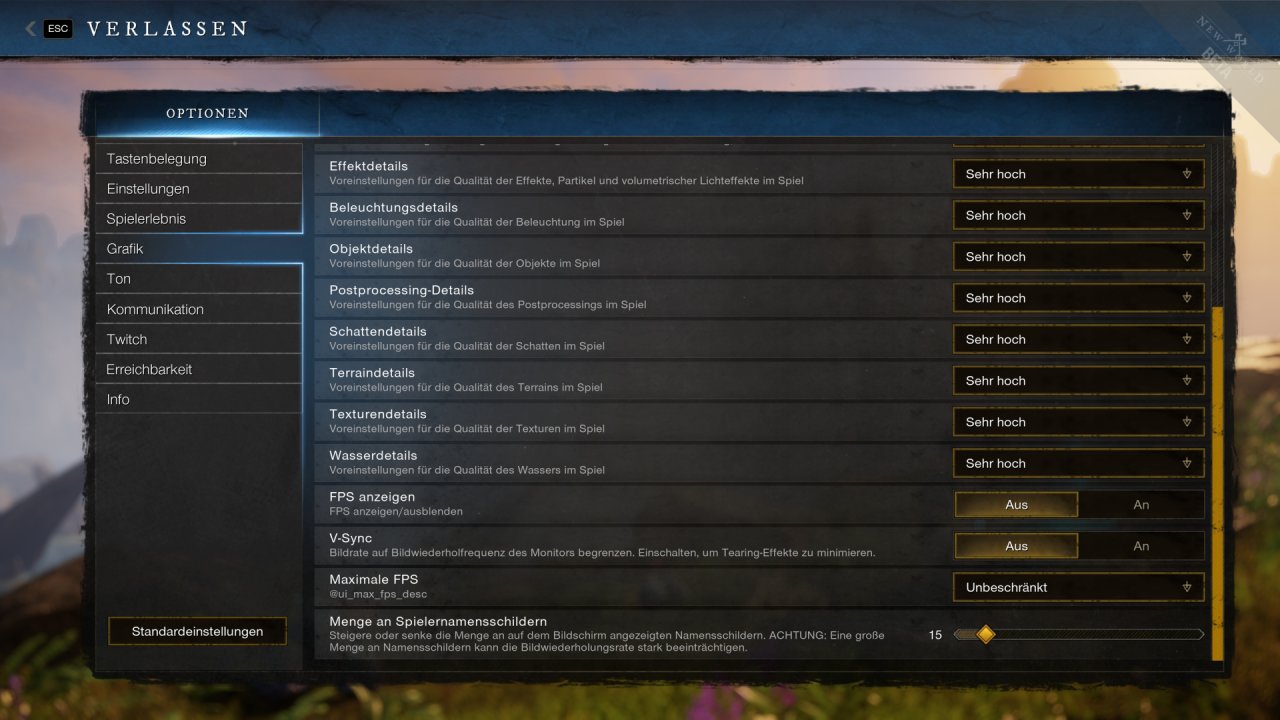 New World Closed Beta in der Technik-Vorschau - Grafik und Performance ...