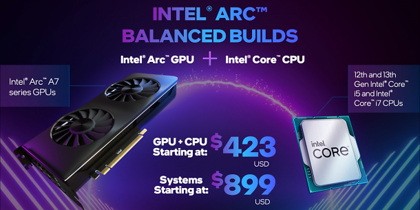 Intel Arc Balanced Builds: Komplett-PCs und Bundles mit Arc und Core ...