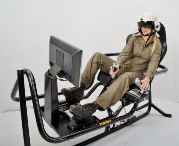 Flugsimulator Cloud-Flyer bei Kickstarter: Beweglicher Sitz soll ...