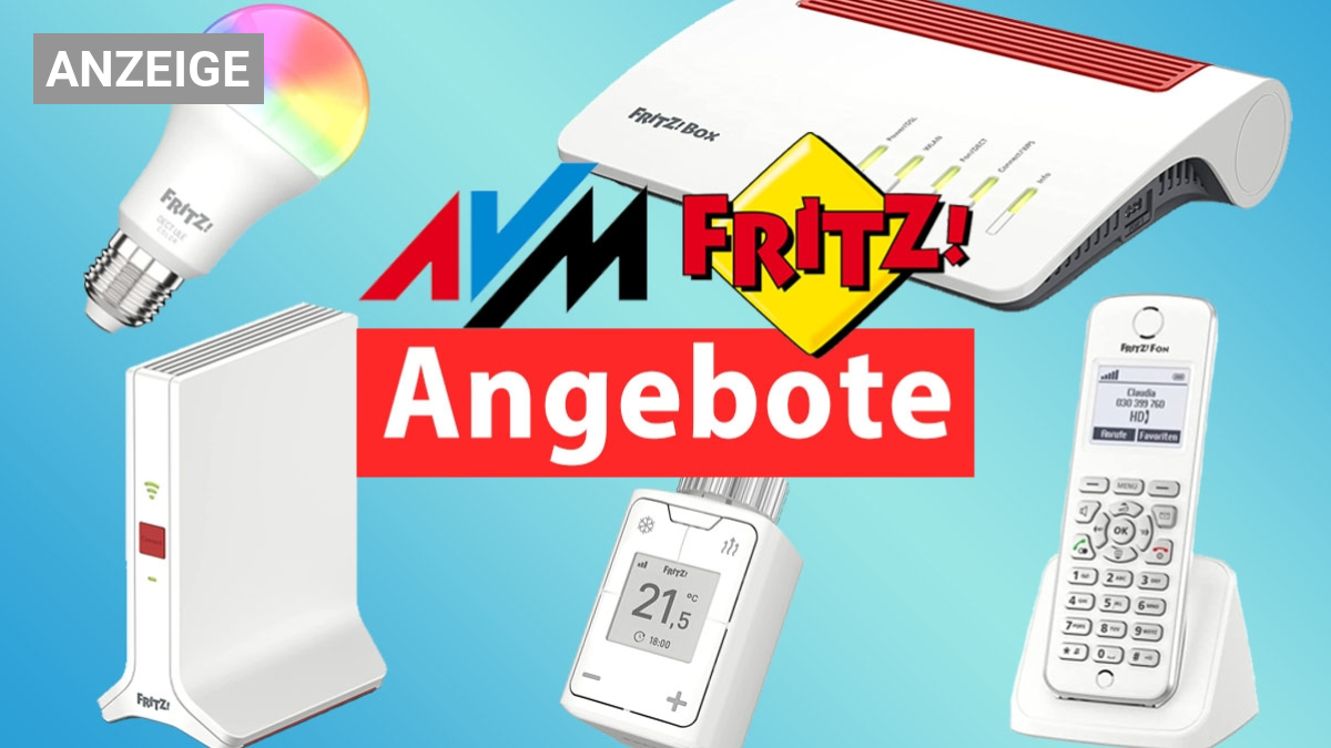 Fritz!Box 7590 (AX), Fritz!Repeater & Co. günstiger: AVM-Deals mit ...