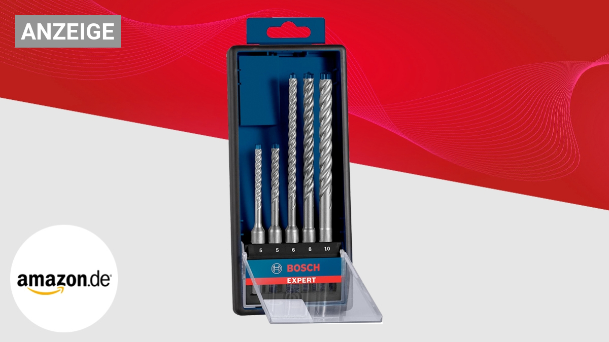 Nur heute: Amazon bietet Bohrer-Set SDS plus von Bosch Professional ...
