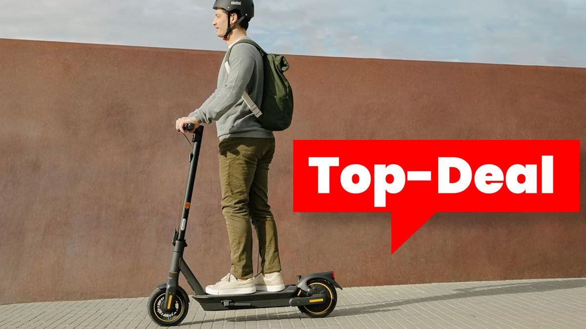 E-Scooter-Deal: 70 km Reichweite, jetzt 100€ Rabatt - Segway Ninebot ...