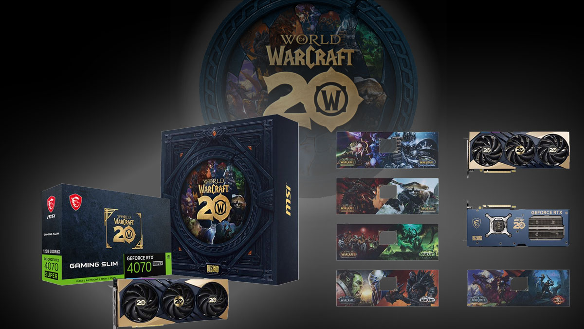 Limitierte WoW Edition der MSI RTX 4070 Super mit Backplates zu allen ...
