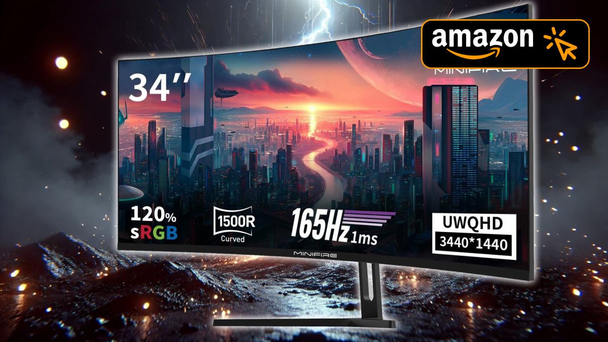 Minifire 34 Zoll UWQHD Curved Gaming Monitor mit 165 Hz - jetzt 30 % ...