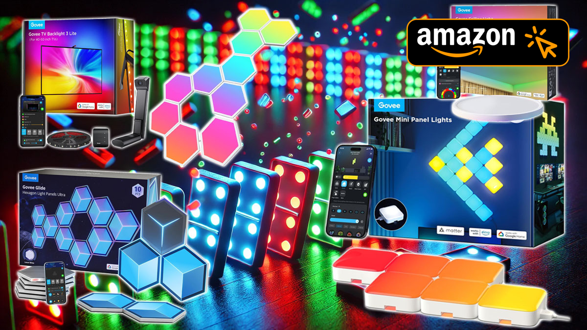 Gilt nicht lange: Amazon verpulvert Govee Hexagon, Mini Panels für ...