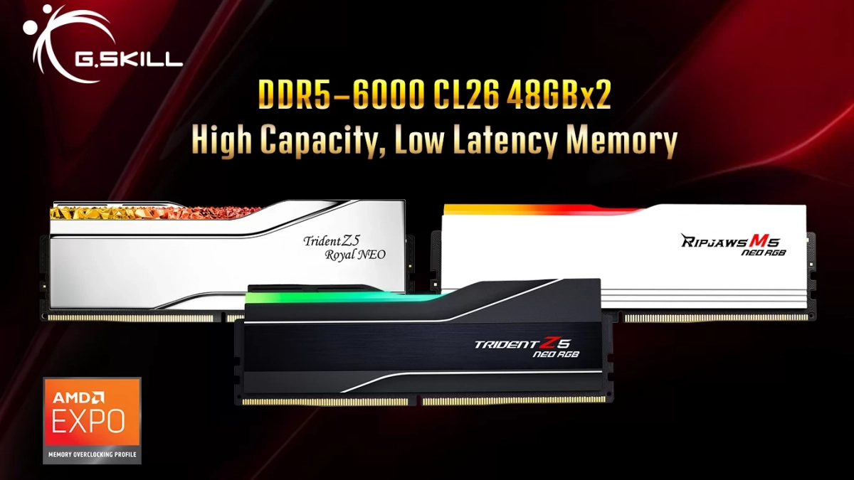 96 GiByte DDR5-6000 CL26 als Optimum für AMD Ryzen 9000