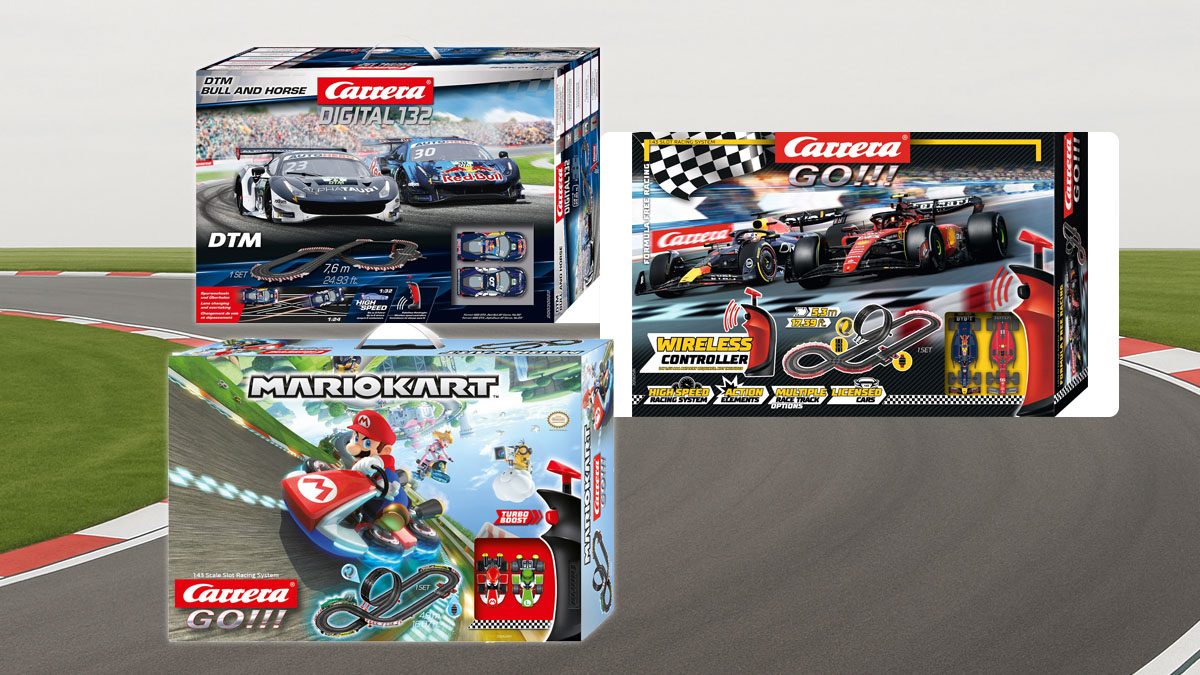 Spielspaß mit Carrera | DTM-Renner, Mario Kart und mehr im Exklusiv-Deal