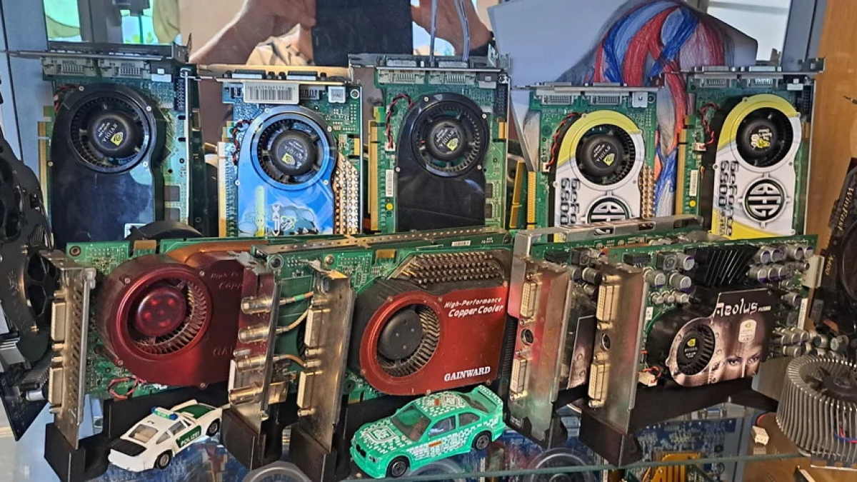 Retro-Museum? Riesige Sammlung von Nvidia-Grafikkarten