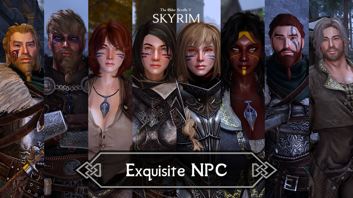 Skyrim: Neue Gratis-Mod macht über 1.000 NPCs hübscher