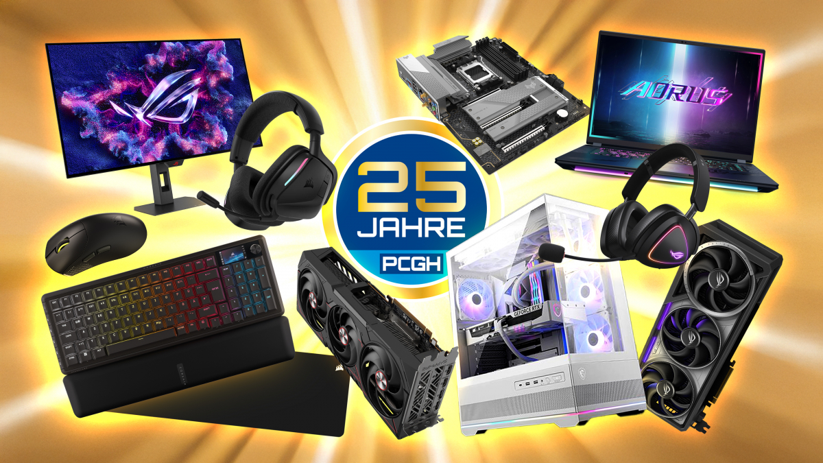 Anlässlich unseres Jubiläums: Das große 25-Jahre-PCGH-Gewinnspiel