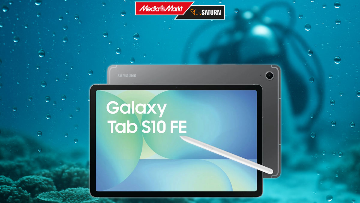 Galaxy Tab S10 FE im Mega-Deal: Wasserdichtes Android-Tablet mit 90 Hz ...