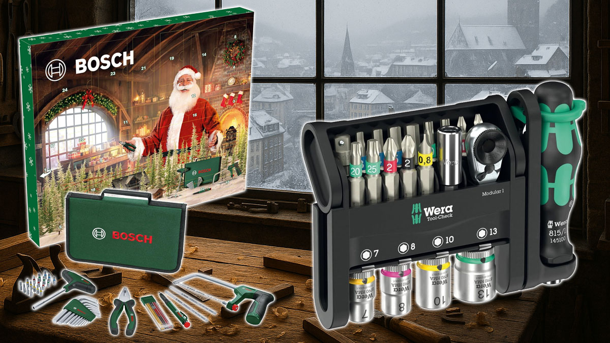 Bosch Kalender im Nacken: Wera Tool-Check mit geköpfter Ratsche kracht ...