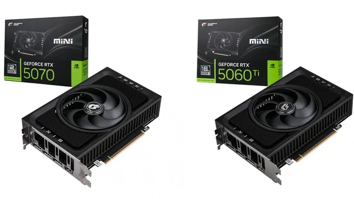 Geforce RTX 5070 & 5060 Ti: Mini-ITX-Winzlinge von Colorful