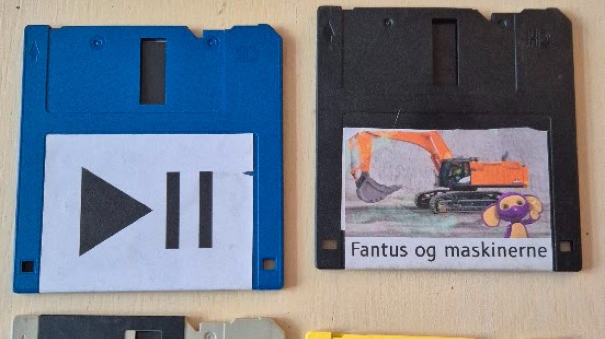 Floppy-Disk steuert Smart-TV: Retro-Idee für Kinder