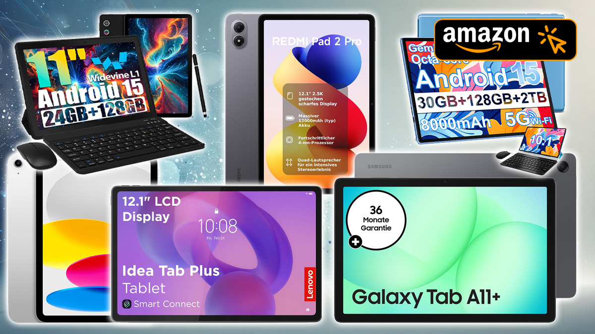 Amazon verramscht Tablets ab 79 € im Angebot: Samsung, Apple iPad ...