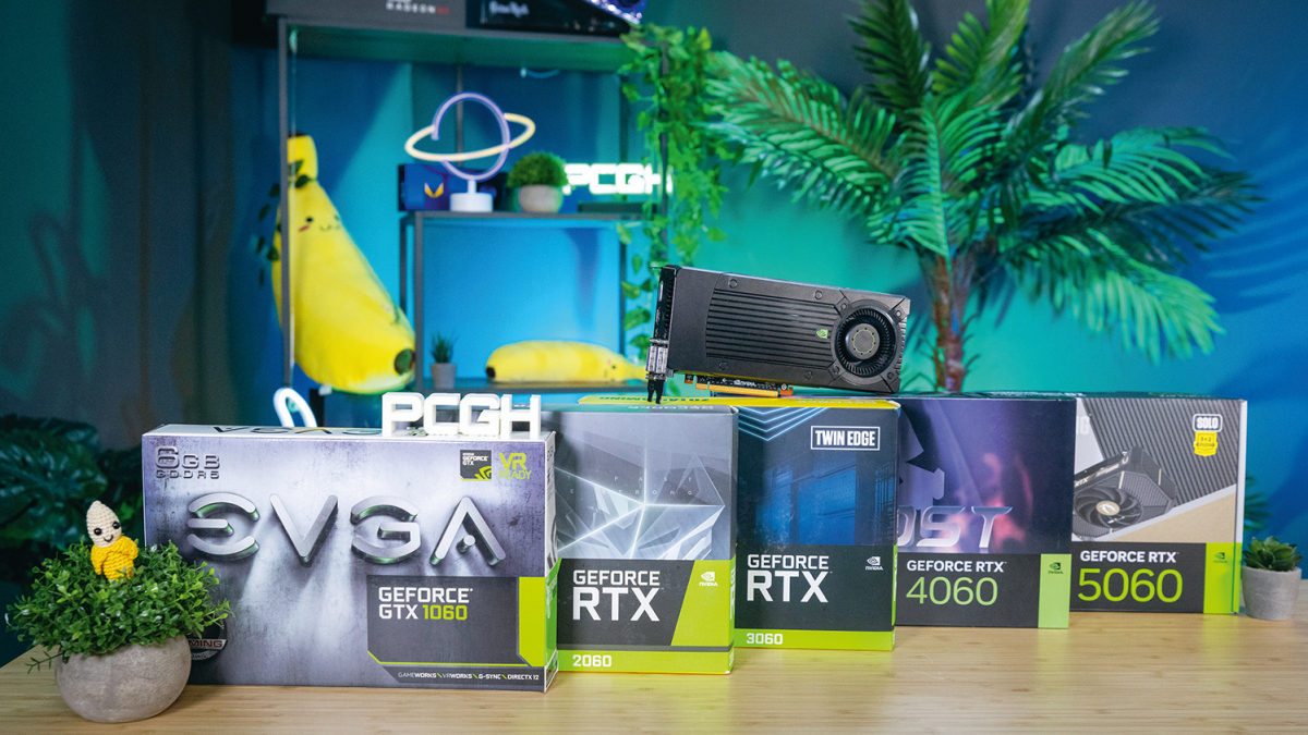 Zehn Jahre Geforce: GTX 1060 bis RTX 5060 im Generationenvergleich