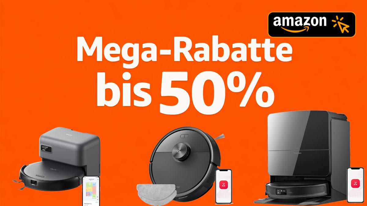 Amazon räumt bei Saugrobotern auf: Ab 79,99 Euro geht's los, Roborock ...
