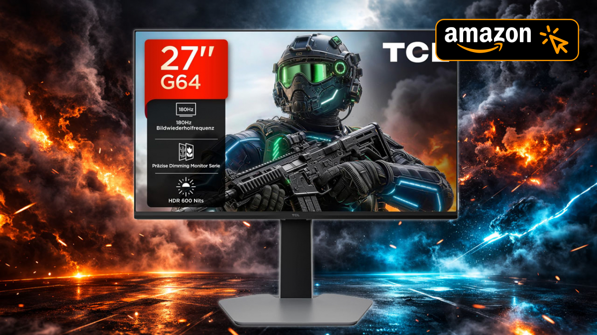 Mini-LED, 180 Hz, 2K-QHD: TCL-Monitor im Preissturz bei Amazon und Joybuy