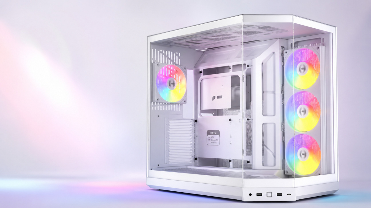 Hyte Y50 RGB: Panorama-Gehäuse kommt für 100 US-Dollar statt Touchdisplay