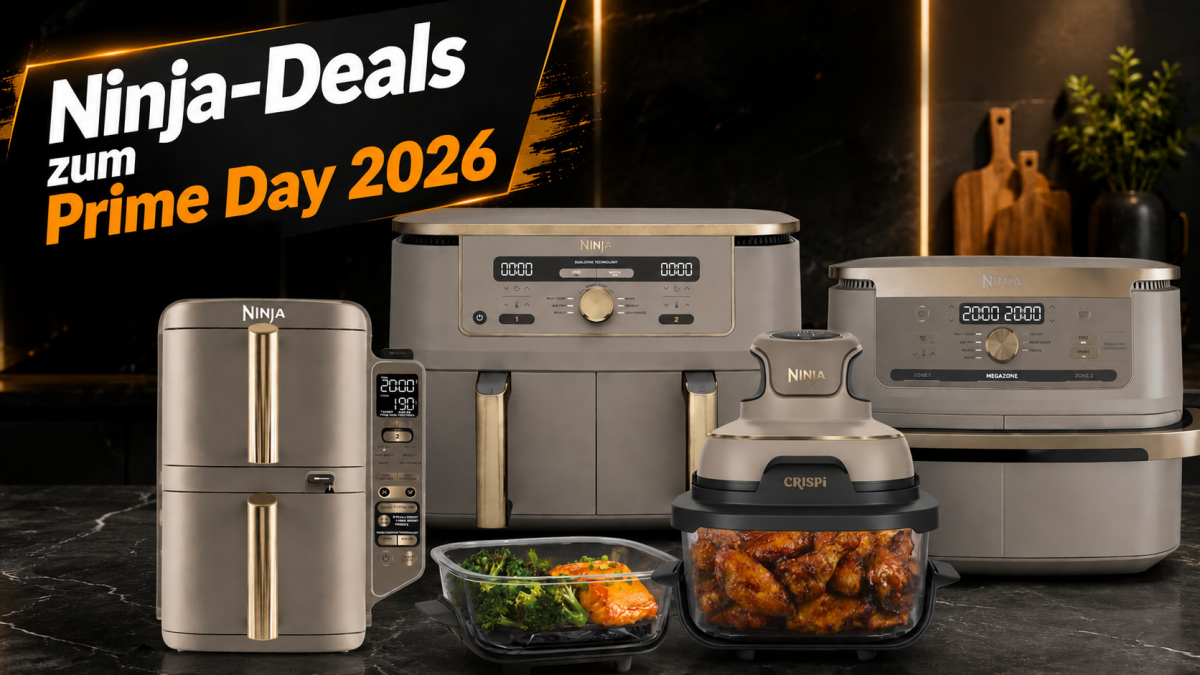 Ninja Airfryer zum Prime Day 2026: Bis zu 38 % billiger sind Dual Zone ...